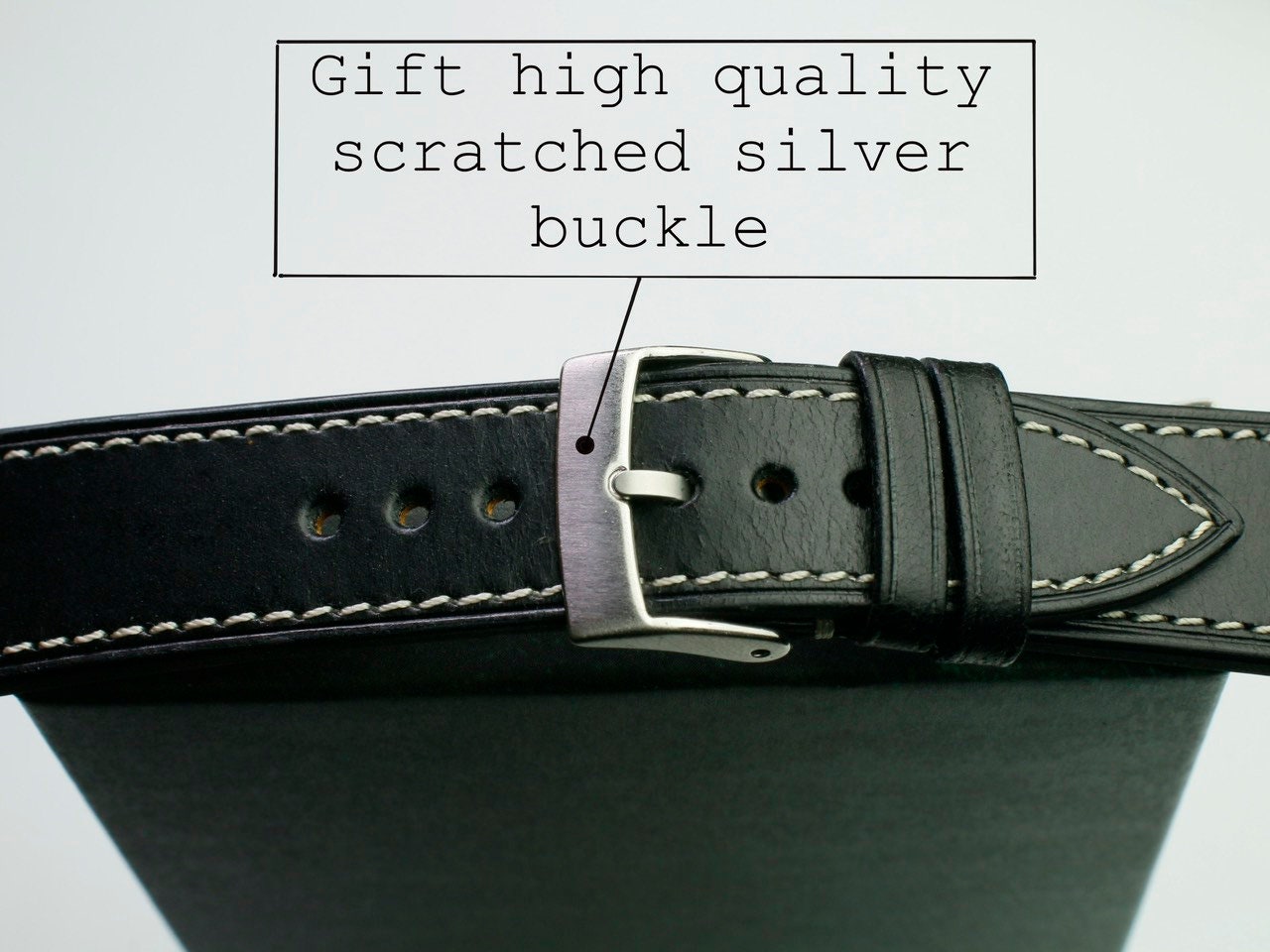 Handmade Tuscany Conag Slim Leather Watch Strap, Custom Size - TU2 - Etsy