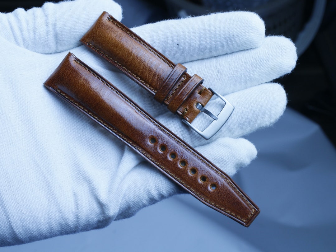 Tuscany Brordeaux Leather Watch Strap 24mm ,22mm,21mm,20mm,19mm,18mm ...