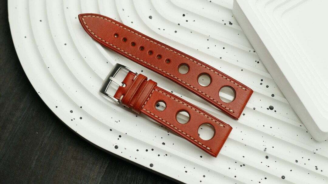 Handmade Rally Papavero Butero Watch Strap, Custom Size - BR11 - Etsy