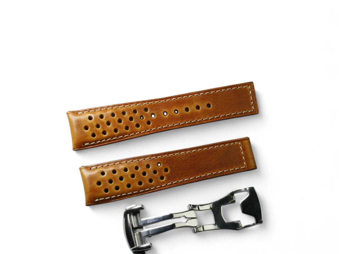 Rally Omega Tuscany Conag Leather Padded Watch Strap-tuscany Omega ...