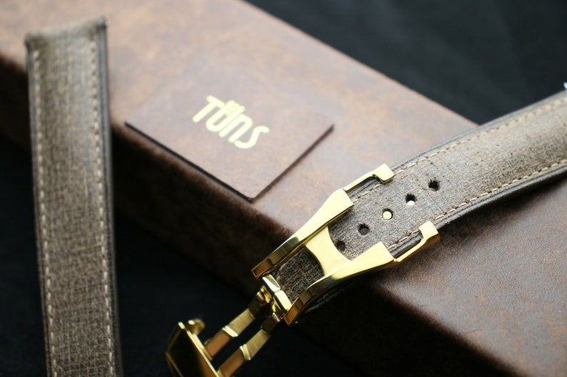 Handmade Babele Brown Watch Strap, Fits Omega Style Watches - BA30 ...