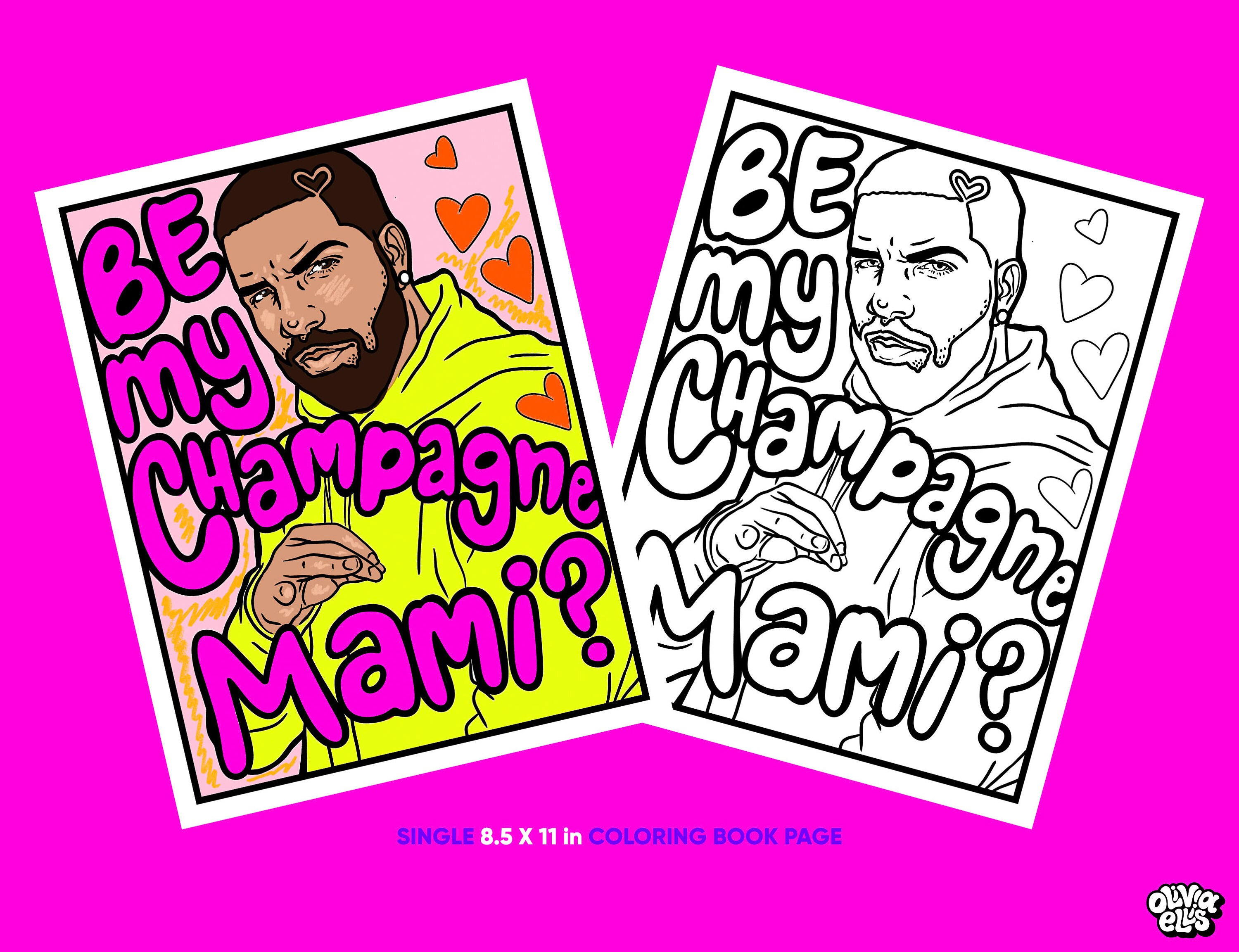 Digital Download Drake Coloring Book Download / Intant Download ...