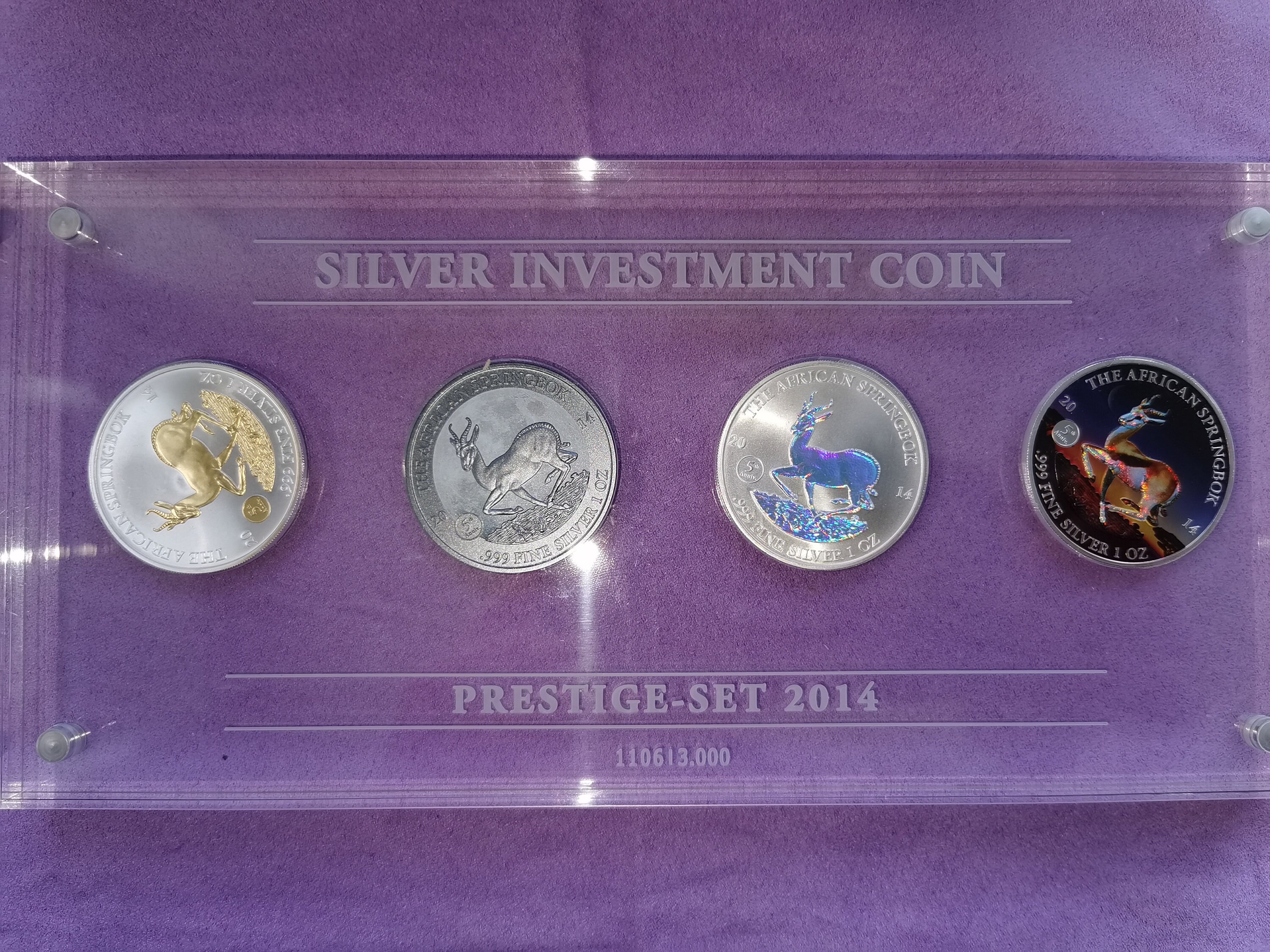 The African Springbok 1 Oz Silver Coins Set - Etsy