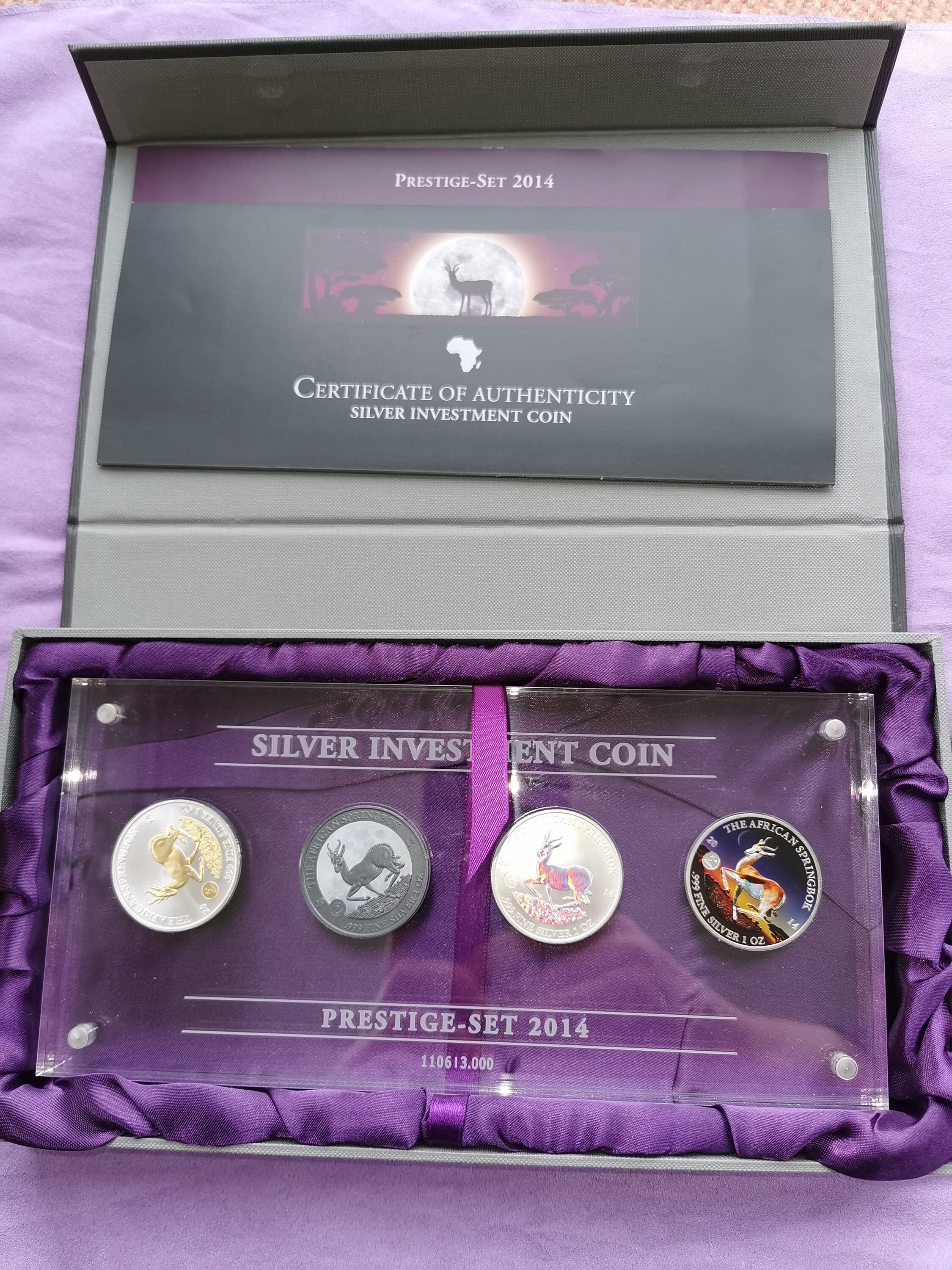 The African Springbok 1 Oz Silver Coins Set - Etsy