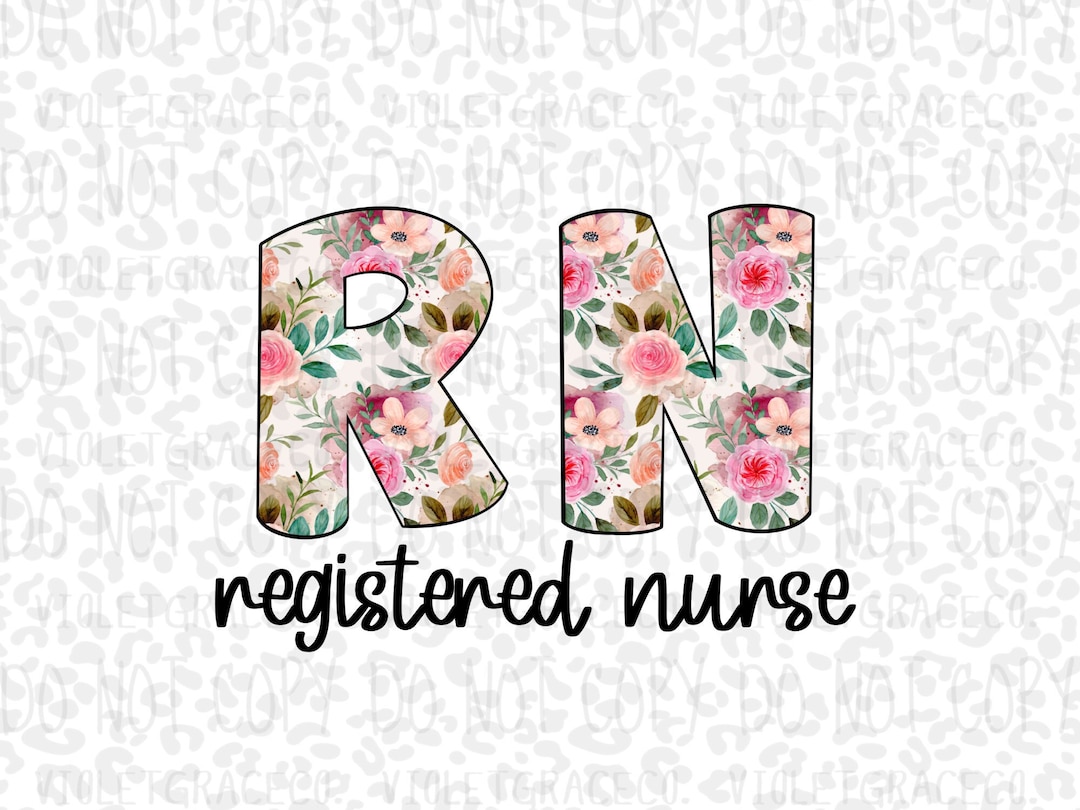 RN Nurse Png, Registered Nurse Design, Nurse Dtf Design, Instant ...