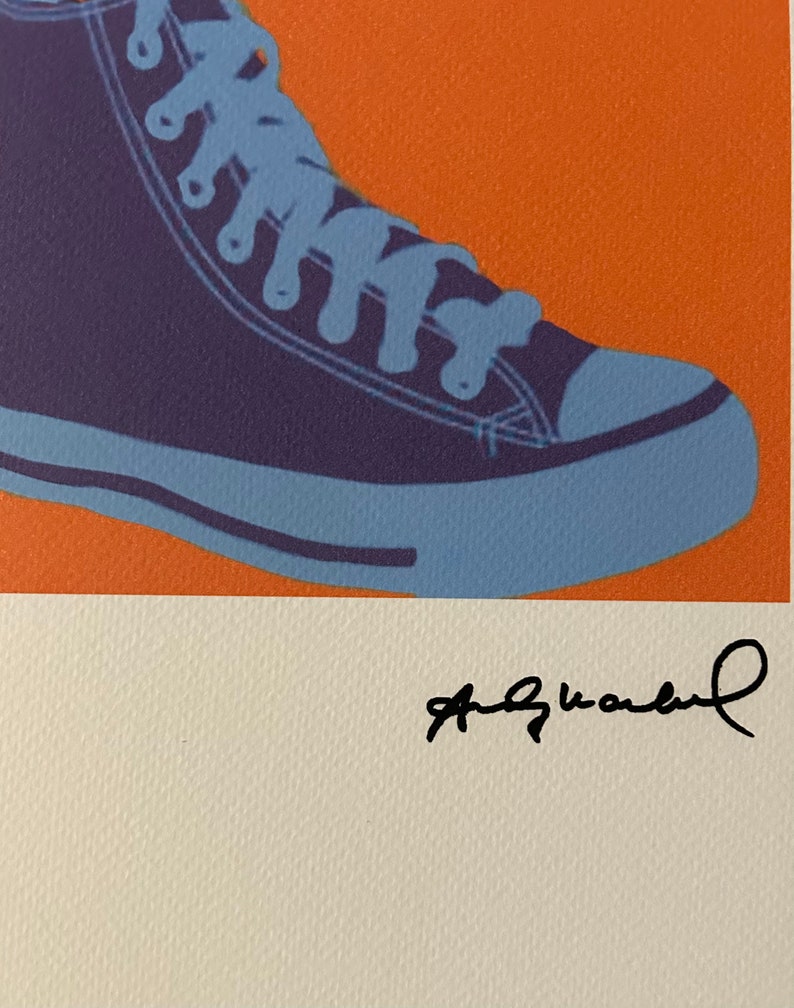 Andy Warhol after converse High Top Foundation Limited Edition 32/125 ...