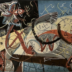 Jackson Pollock (after) "stenographic Figure" C.1942 Limited Edition ...
