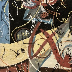 Jackson Pollock (after) "stenographic Figure" C.1942 Limited Edition ...