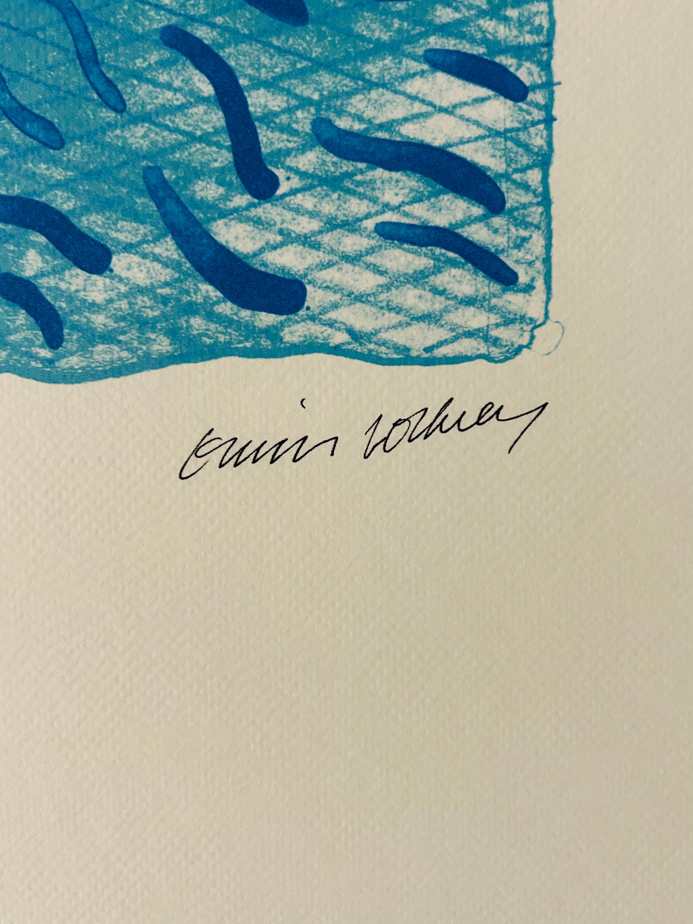 David Hockney 'pool Made With Paper' Offset Lithograph, Limited Edition ...
