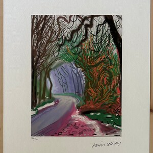 David Hockney after spring Time Limited Edition 31/200 Signed in the ...