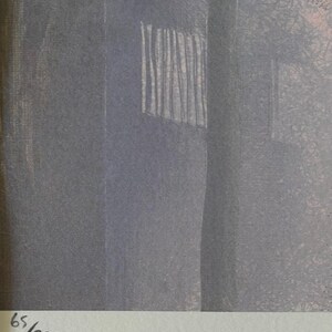 Framed David Hockney after mist, From 1981 Weather Series Limited ...