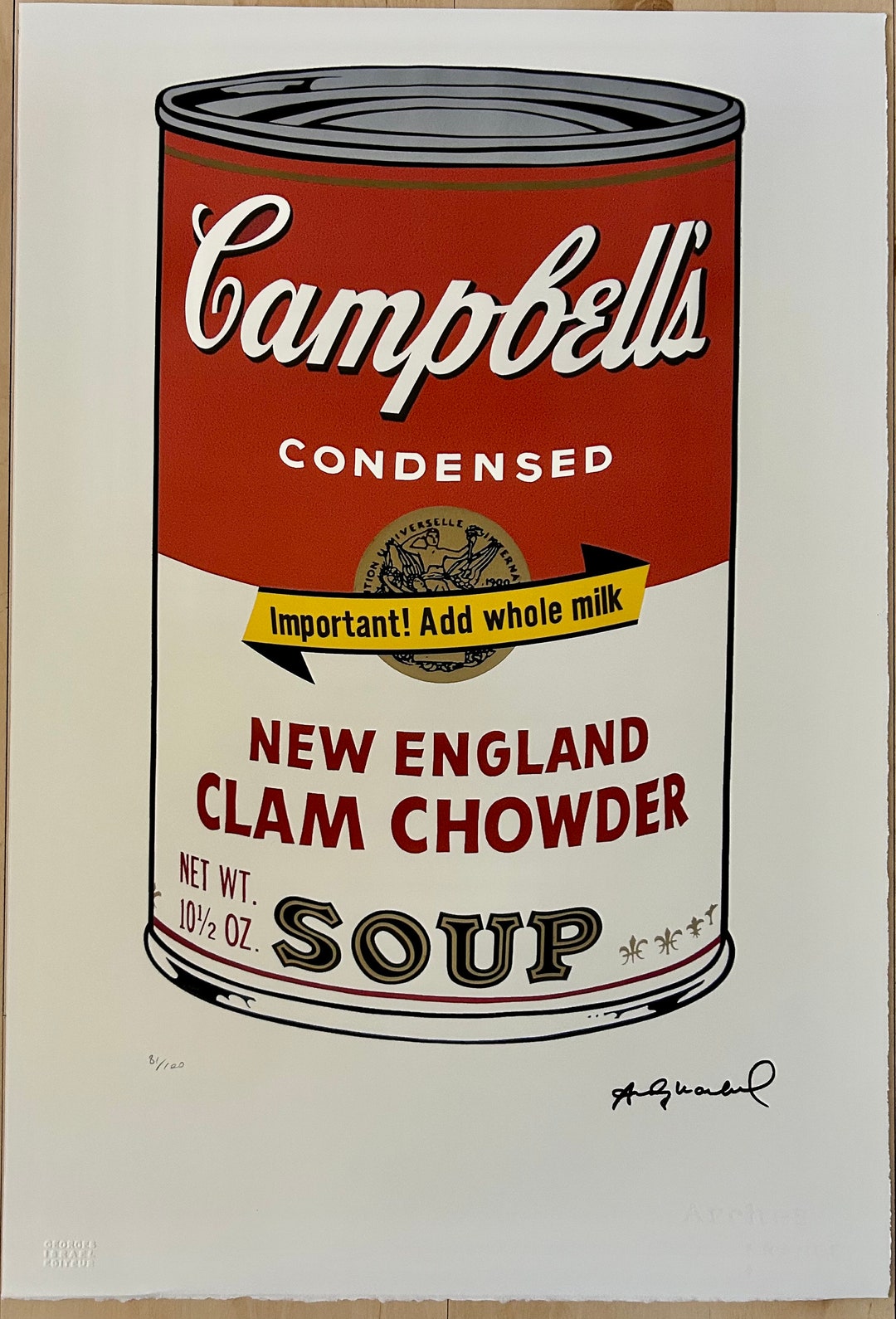 Andy Warhol Original campbells Soup Cans II: New - Etsy