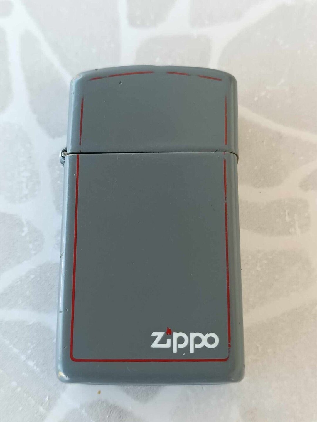 Zippo Bradford PA 1988 IV Logo LIGHTER Grey Slim - Etsy