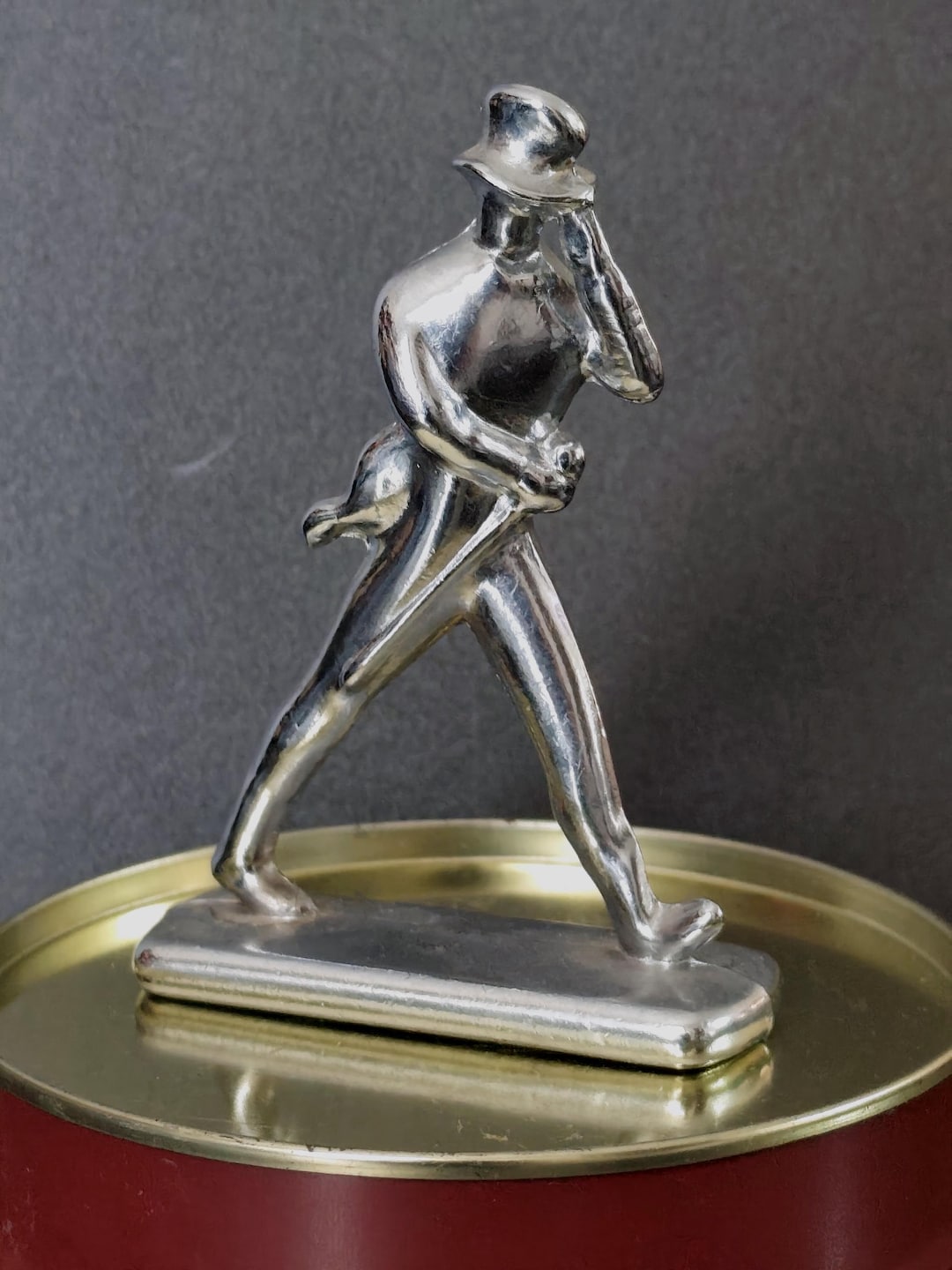 Johnnie Walker Miniature Nickel Statue 9cm Height - Etsy