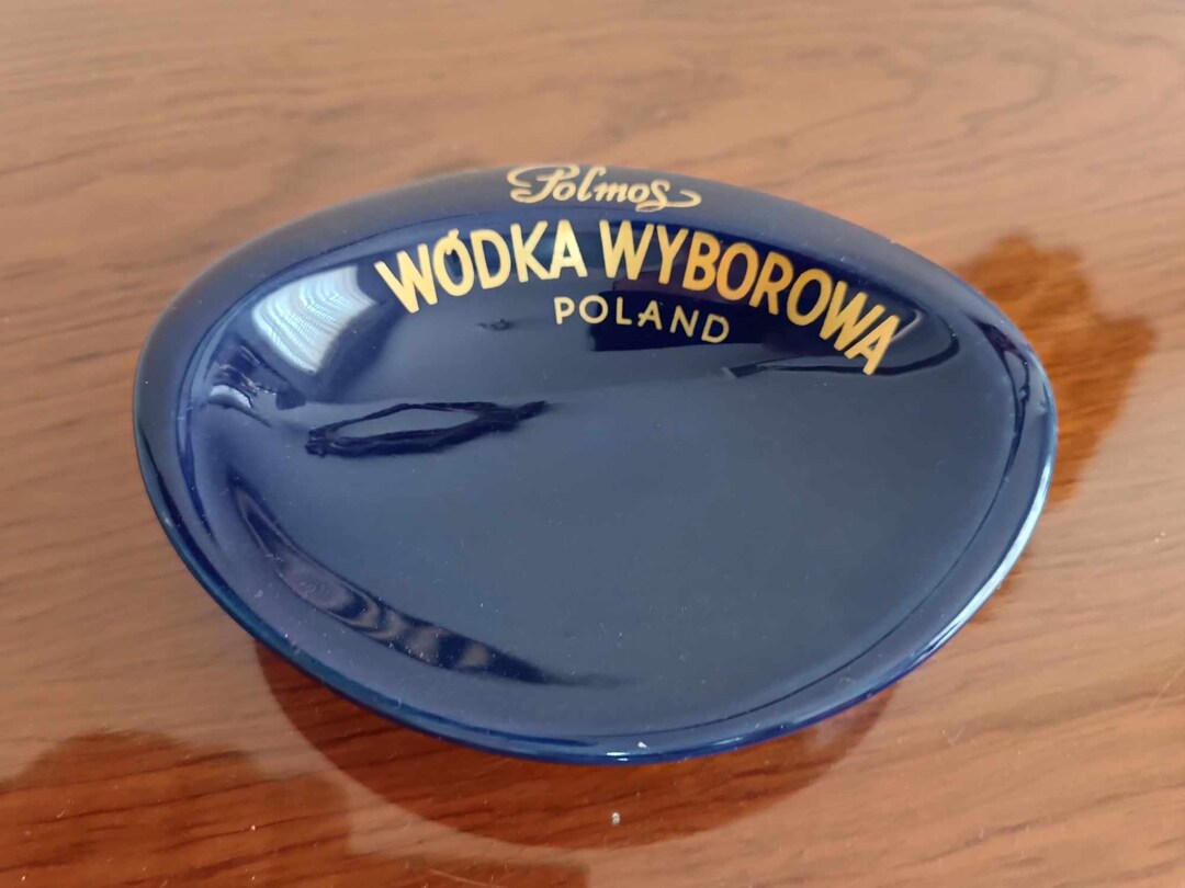 Wodka Wyborova POLMOS Poland Ashtray Porcelain Ceramic - Etsy