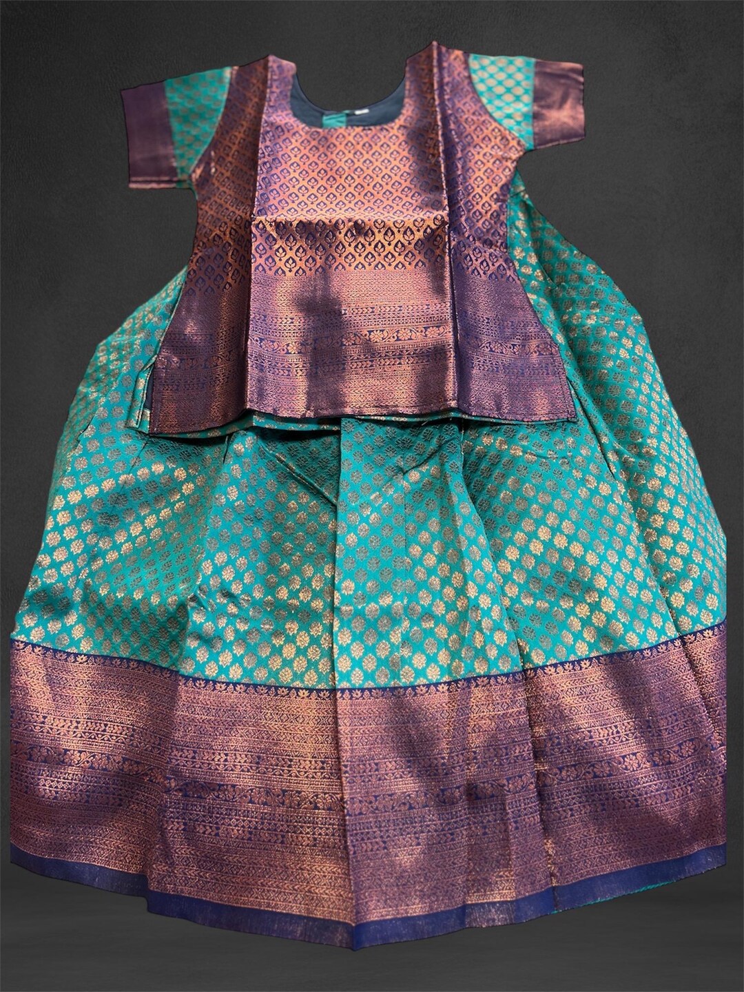 Kids Lehenga/ Pattu Pavada - Etsy