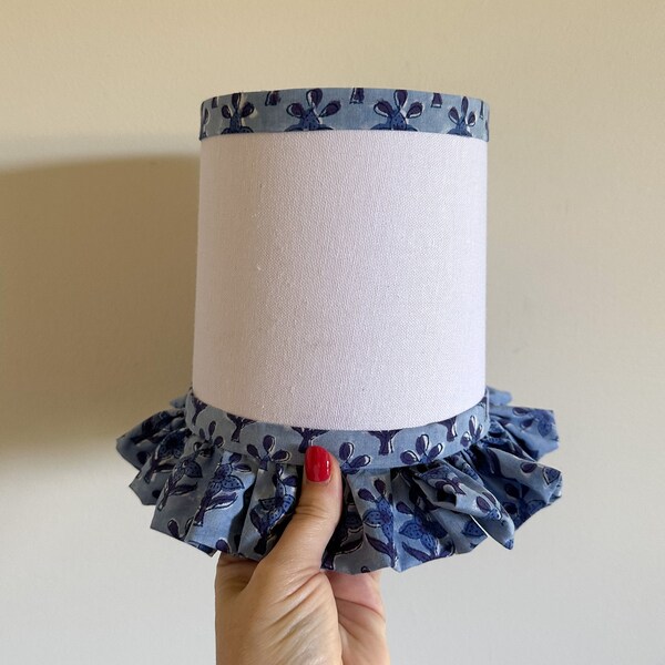 Ruffled Lamp Shade - Etsy