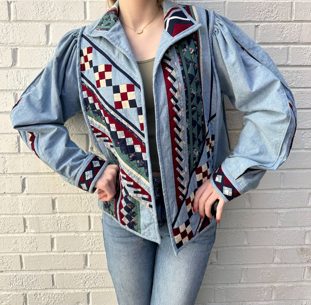 Vintage Quilted Jacket | Size Medium - Etsy