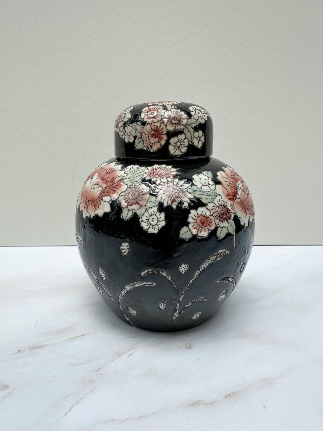 Antique Ginger Jar With Lid - Etsy