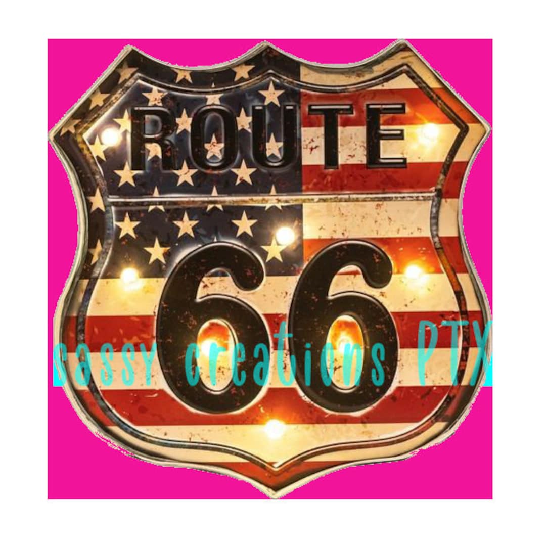 Route 66 Svg Png - Etsy