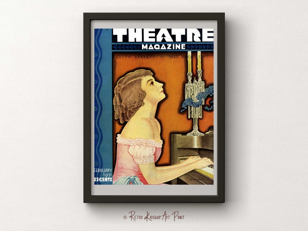 Vintage Theatre Magazine With Actress Edith Barrett Cover - Broadway ...