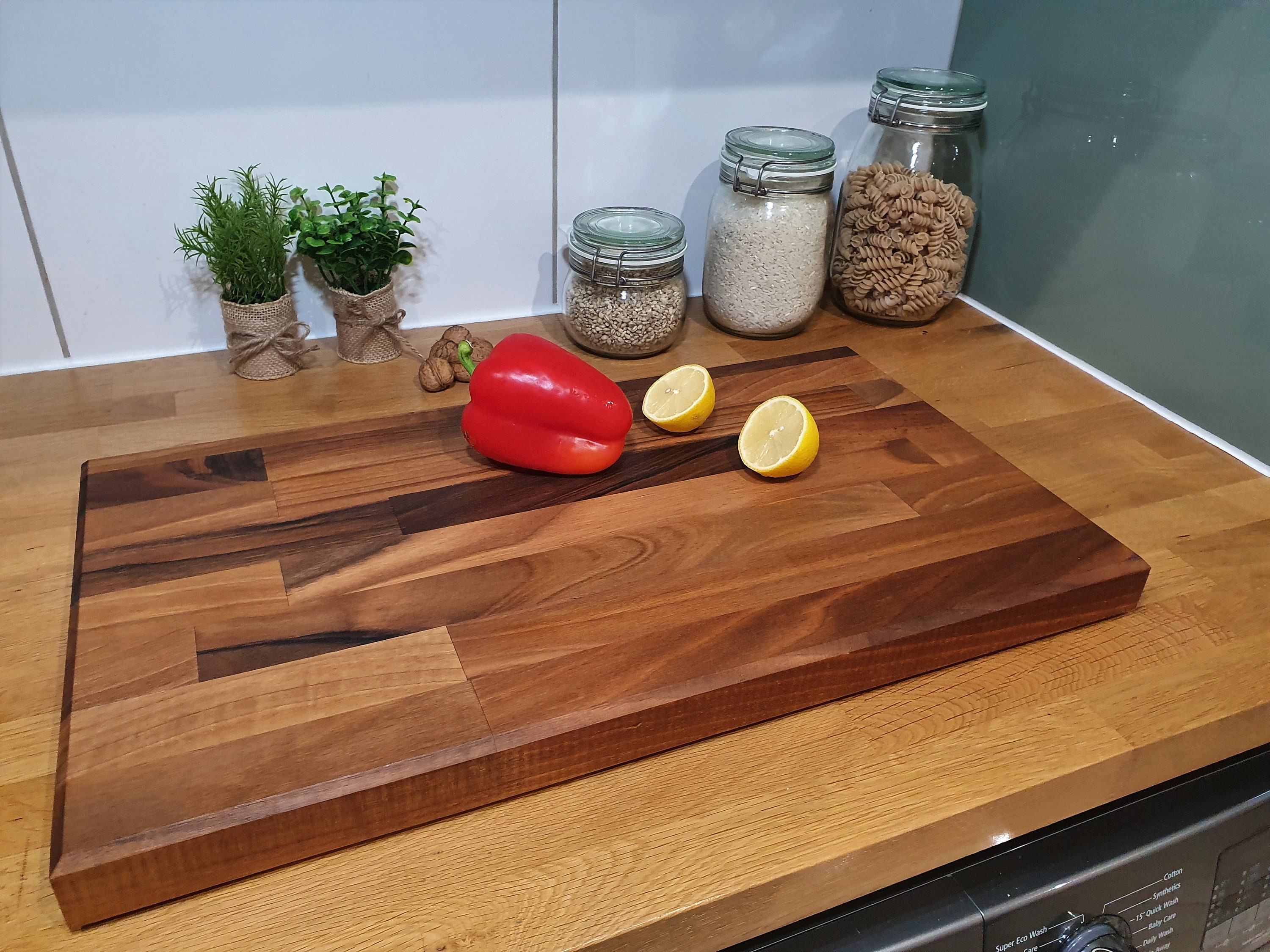 Walnut Chopping Board EXTRA THICK 4cm 6cm - Etsy UK