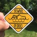 Beware of Crocs Sticker - Etsy