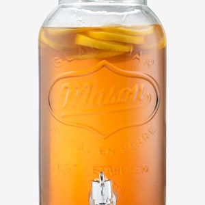 Mason Jar Drink Dispenser With Spigot: 1-gallon Beverage Server - Etsy