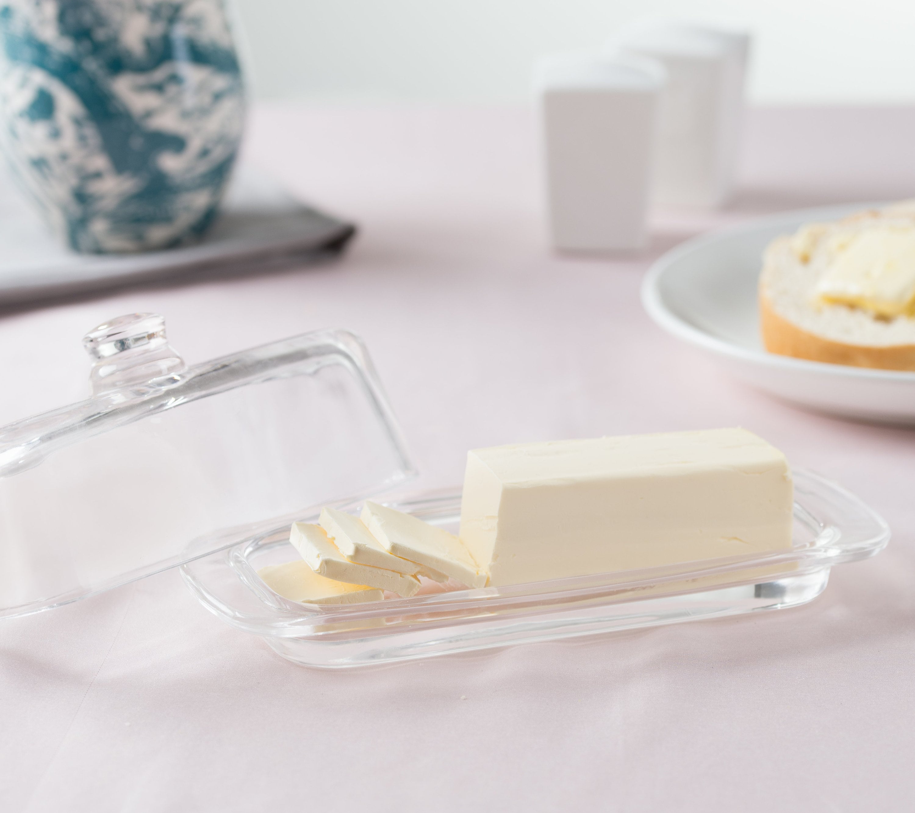 Glass Butter Dish With Lid: Classic Kitchen Accessory - Etsy