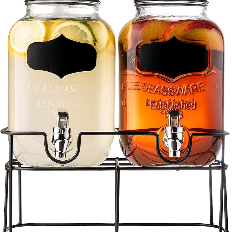 Mason Jar Drink Dispenser - Etsy
