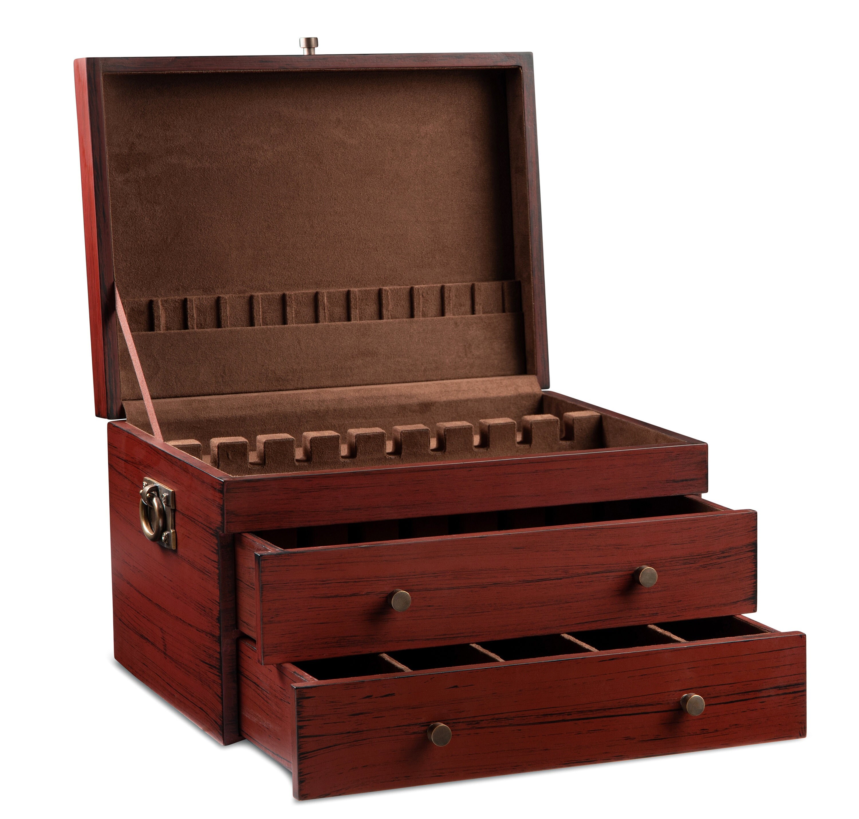 Royalty Art Fine Silverware Storage Box With Pull Out Drawer, 15 X 11 ...