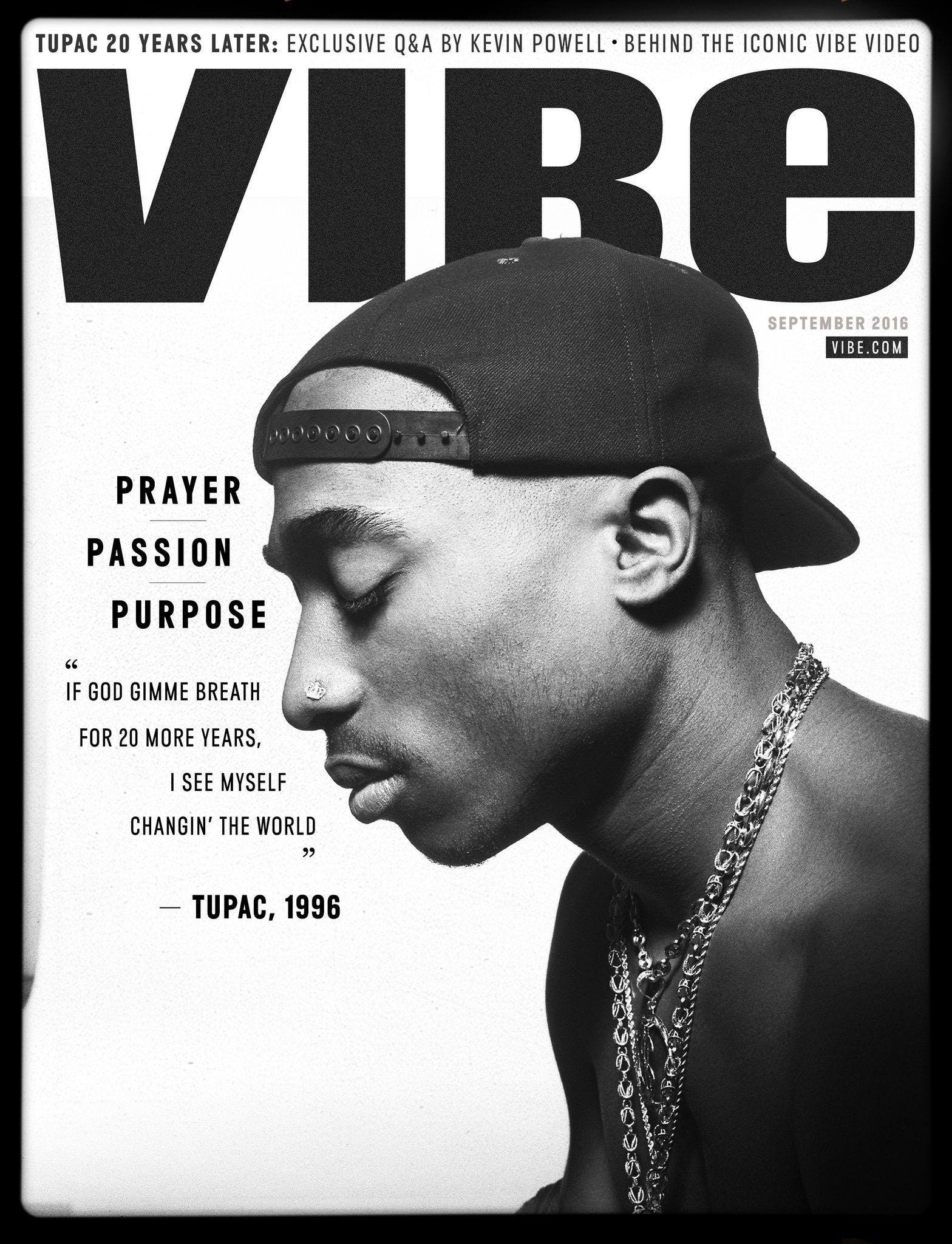 Tupac Poster Vibe Magazine 90s Music | Etsy
