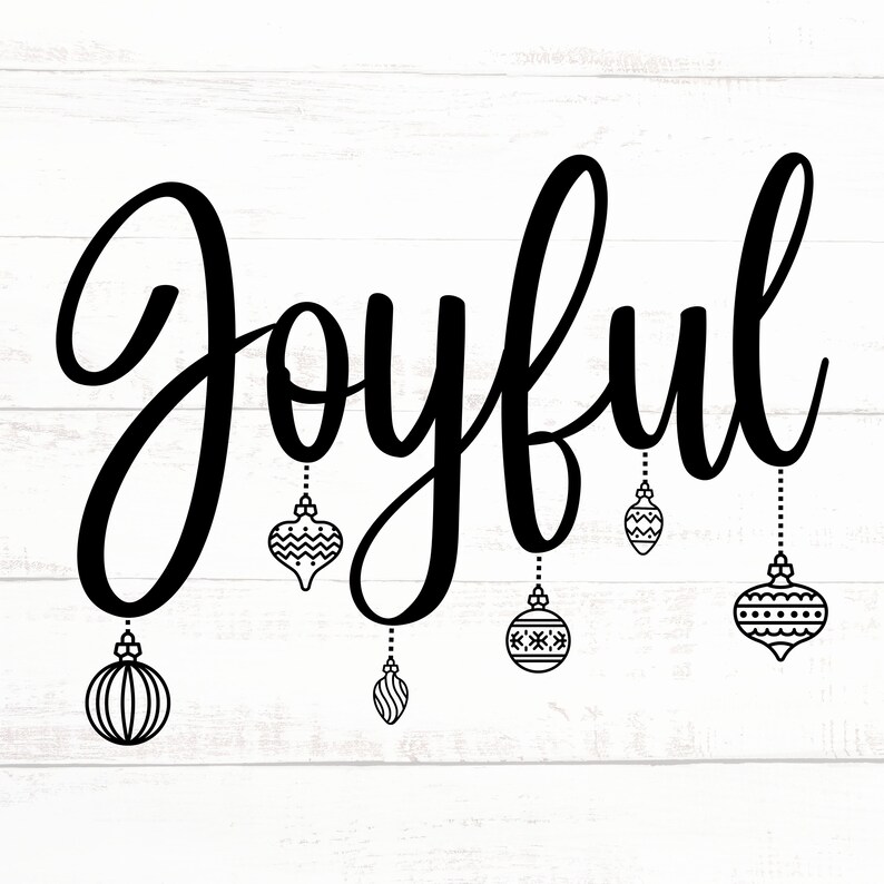 Joyful SVG, PNG, JPG - Etsy