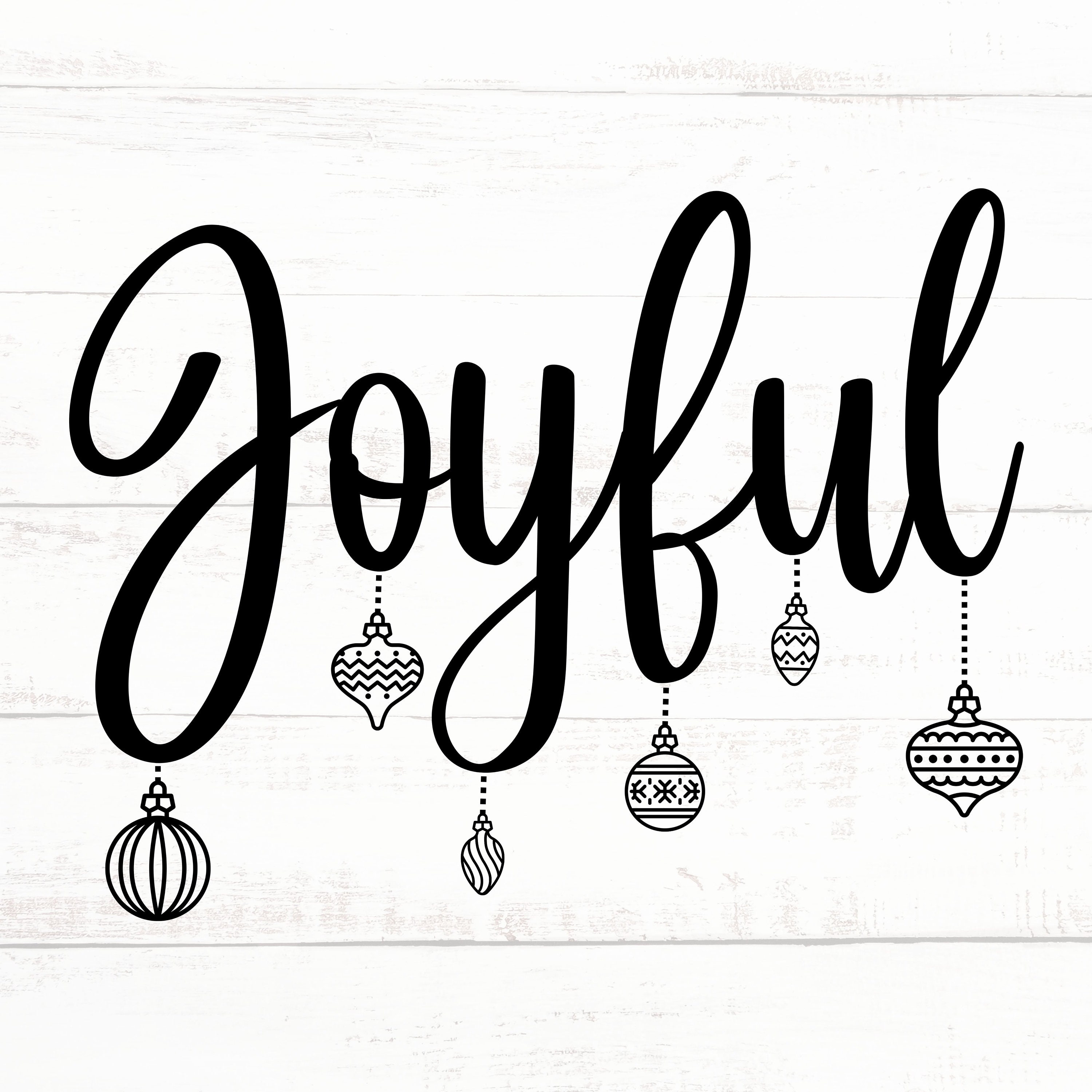 Joyful SVG, PNG, JPG - Etsy