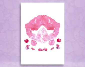 Rorschach Ink Blot Poster - Etsy