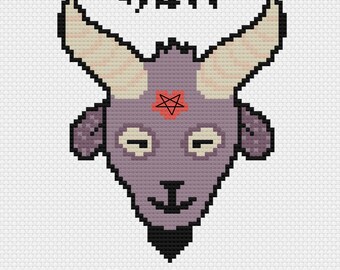 Ouija Hail Satan Hail Yourself Occult Cross Stitch Pattern Gothic ...