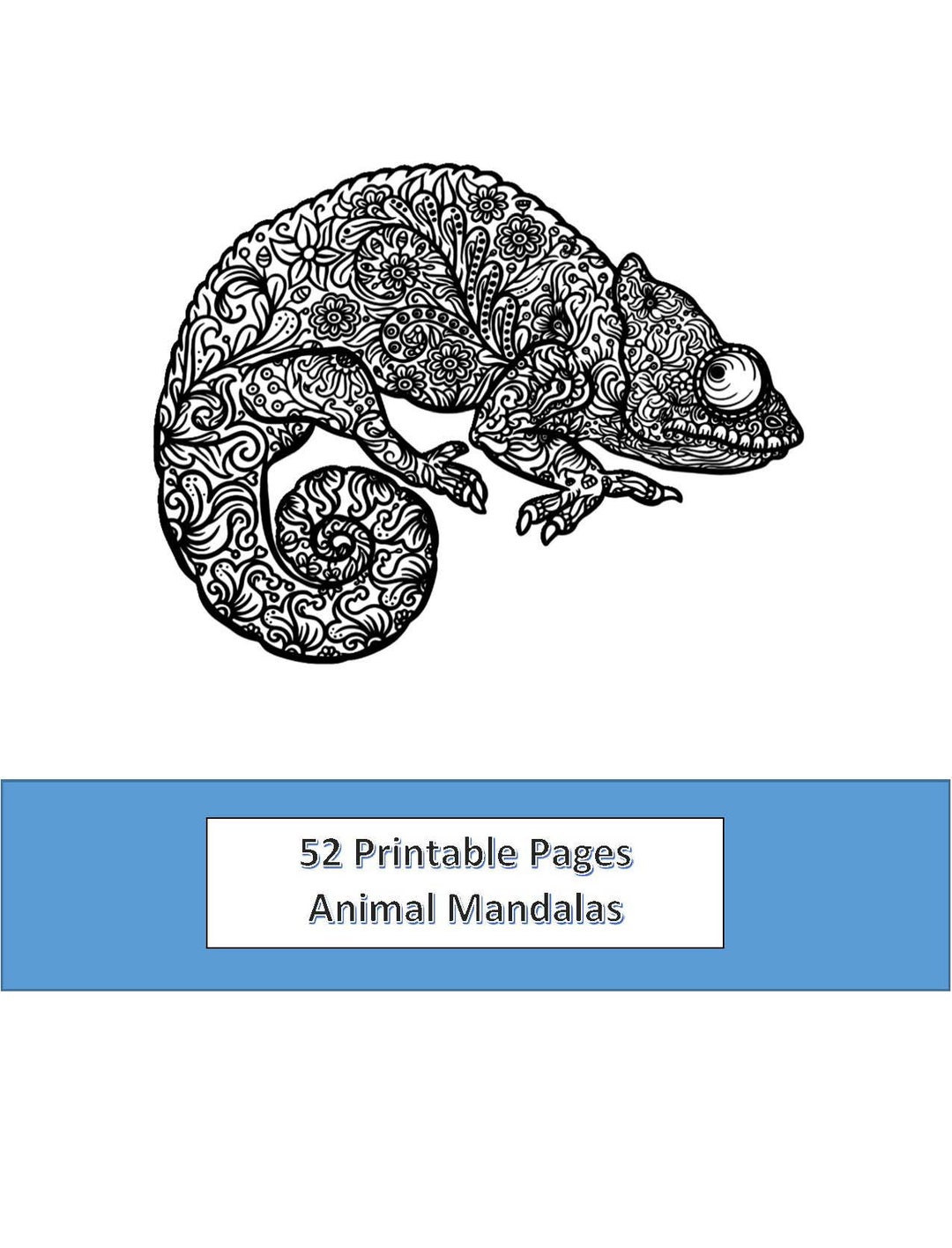 Printable Animal Coloring Pages - Etsy