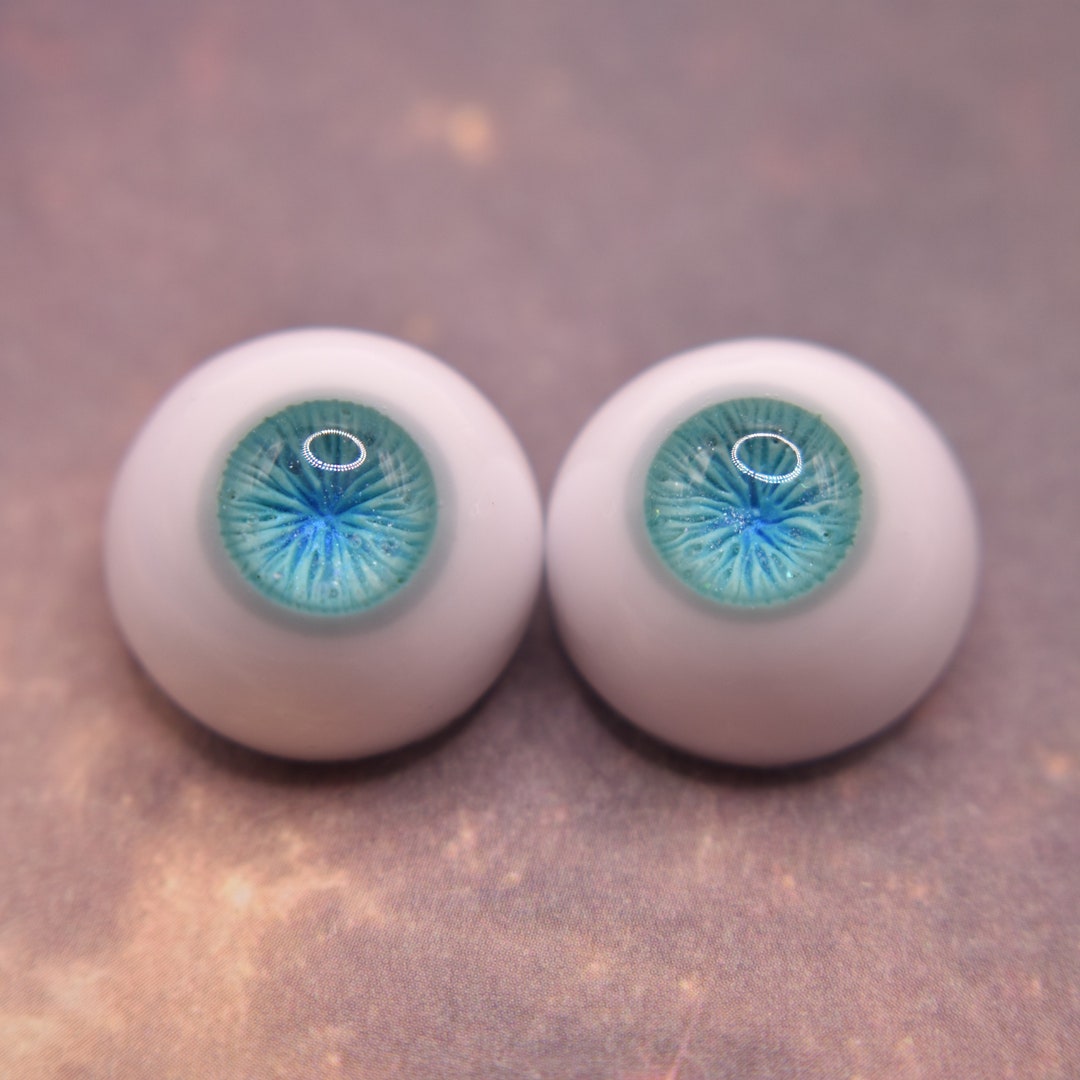 Resin BJD Ball Jointed Doll Eyes - "lagoon" - 16/8mm 16/6mm 14/7mm 12 ...