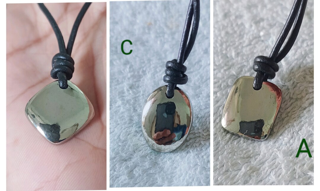 Pyrite Stone Necklac* Anxiety Relief Necklace* Special Birthday Gift ...