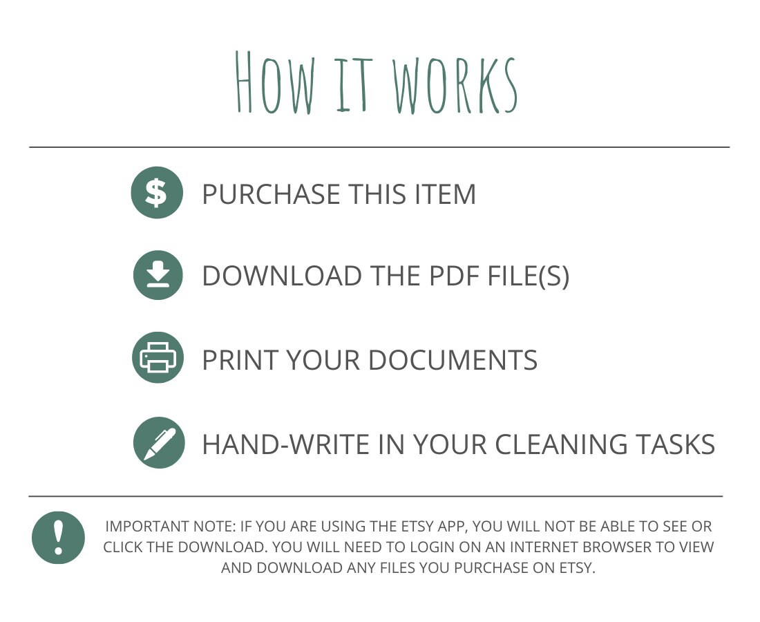 Ultimate Cleaning Planner Bundle | Cleaning Checklists | Watercolor ...