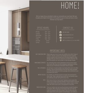 Leasing Flyers & Welcome Packet Bundle | Customizable Templates ...