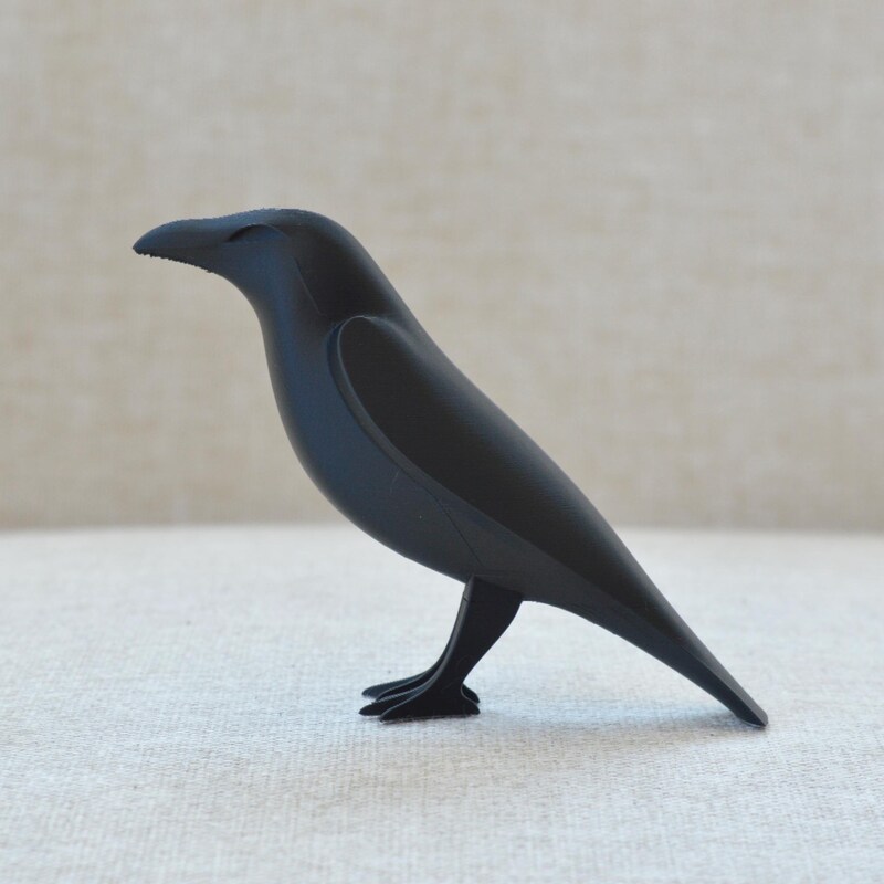 Raven Sculpture - Etsy
