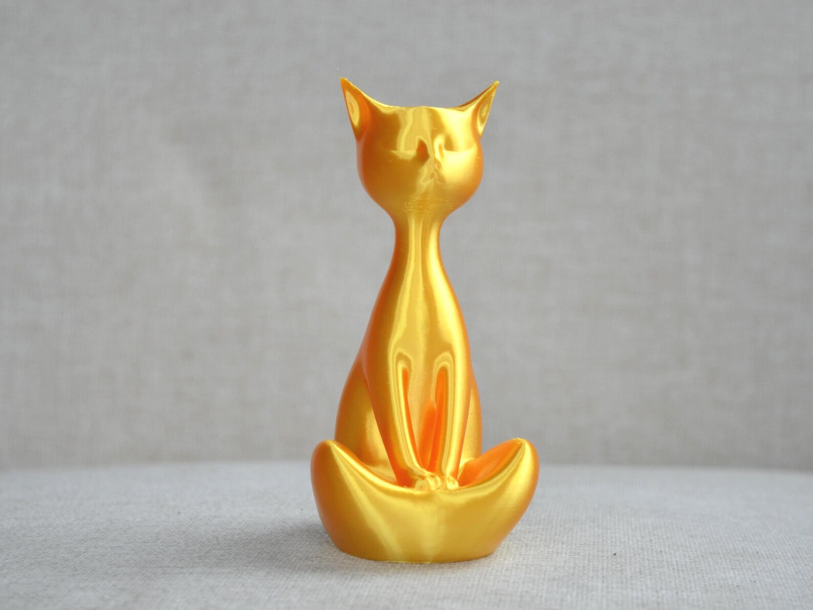 Meditative Cat Figurine | Yoga Cat | Gifts & Collectibles | Shelf Decor ...