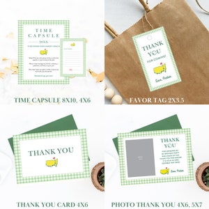 Mastered 1st Year Birthday Bundle + Extras, Green Gingham Bundle, 15 ...