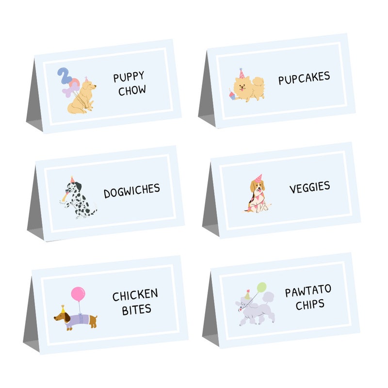 Dog Place Cards - Etsy