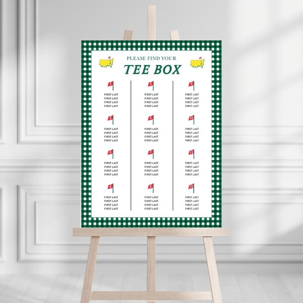 Golf Table Numbers - Etsy