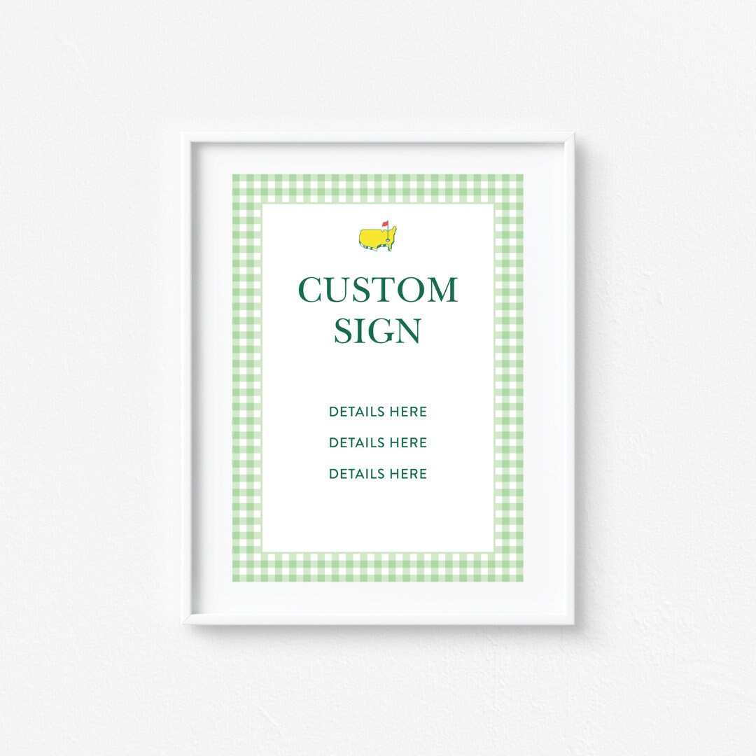 Masters Custom Sign, Table Sign, Mastered First Year, First Birthday ...