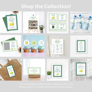 Masters Custom Sign, Dark Green Gingham, Table Sign, Mastered First ...