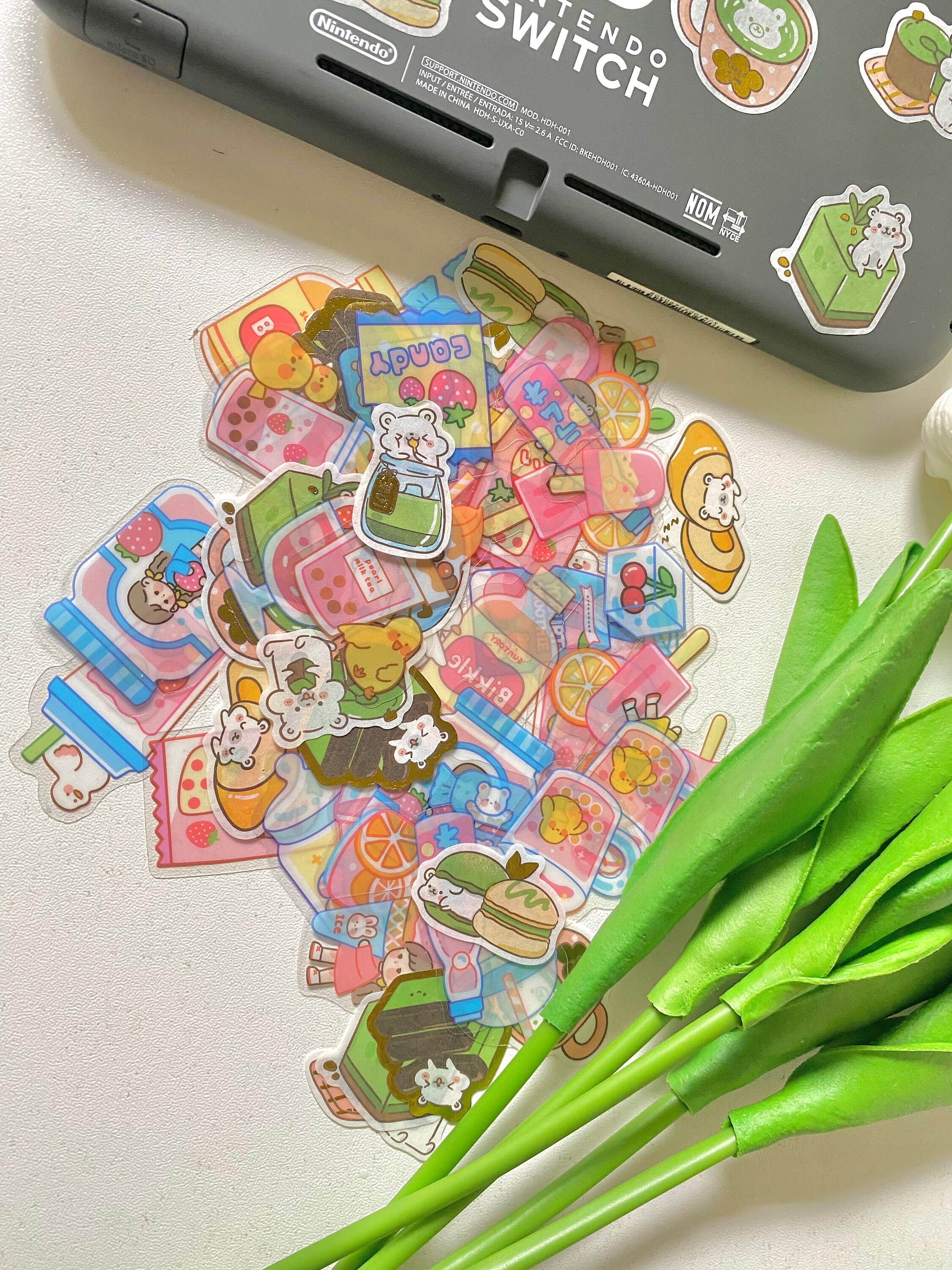 Aesthetic Sticker Flakes Kawaii Sticker Flakes Cute Stickers - Etsy