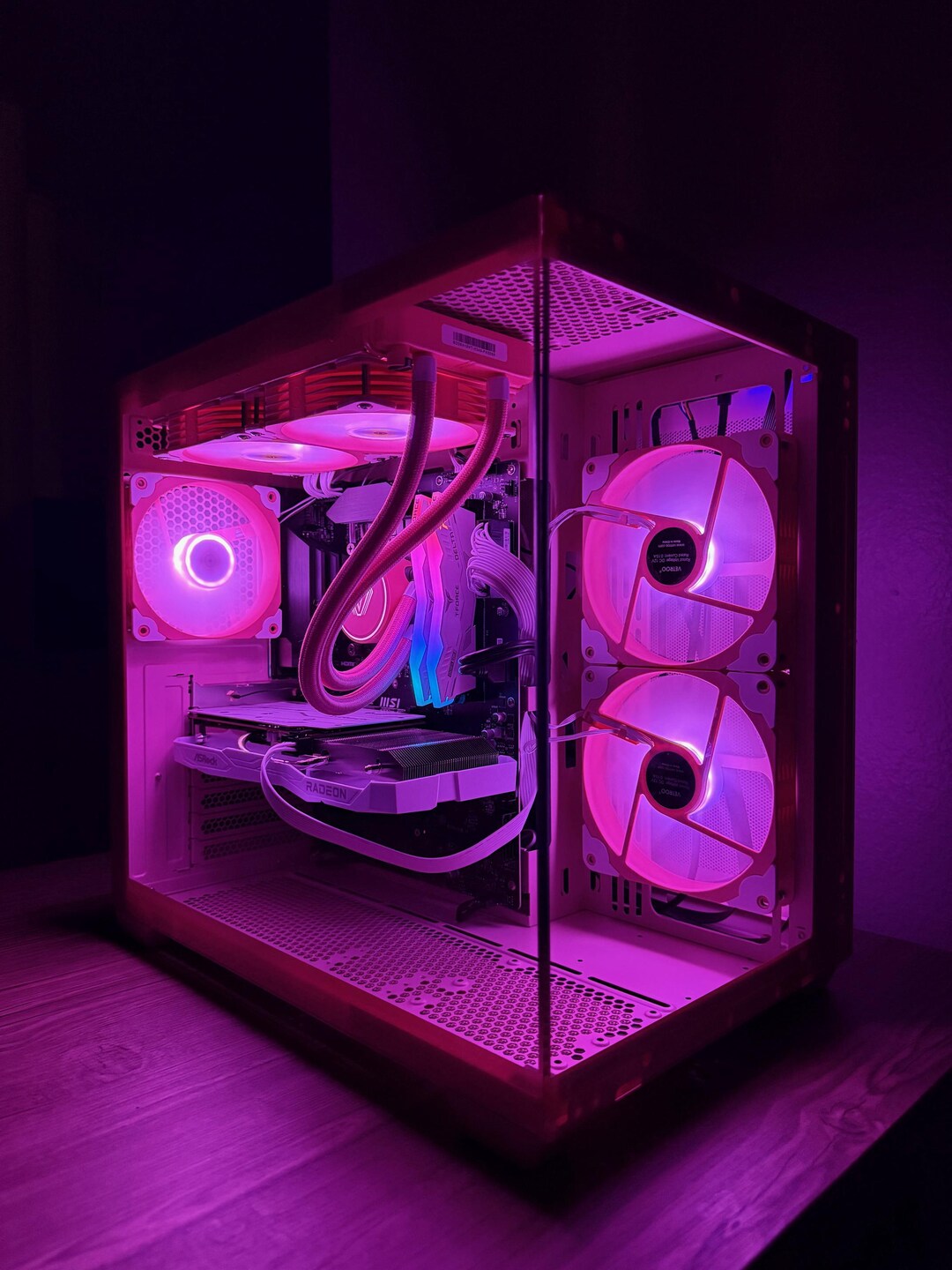 Pink Gaming PC – High Performance Desktop, RGB Lights, Cute Aesthetic ...